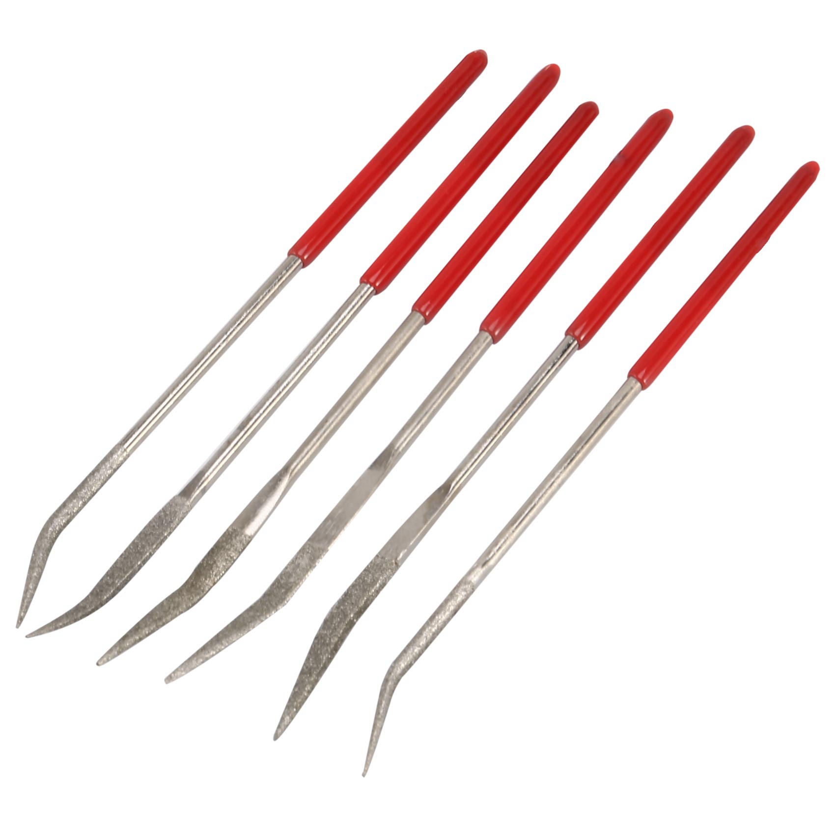 Curved Mini Diamond File Set Needle File Set Coated Metal File Set ...