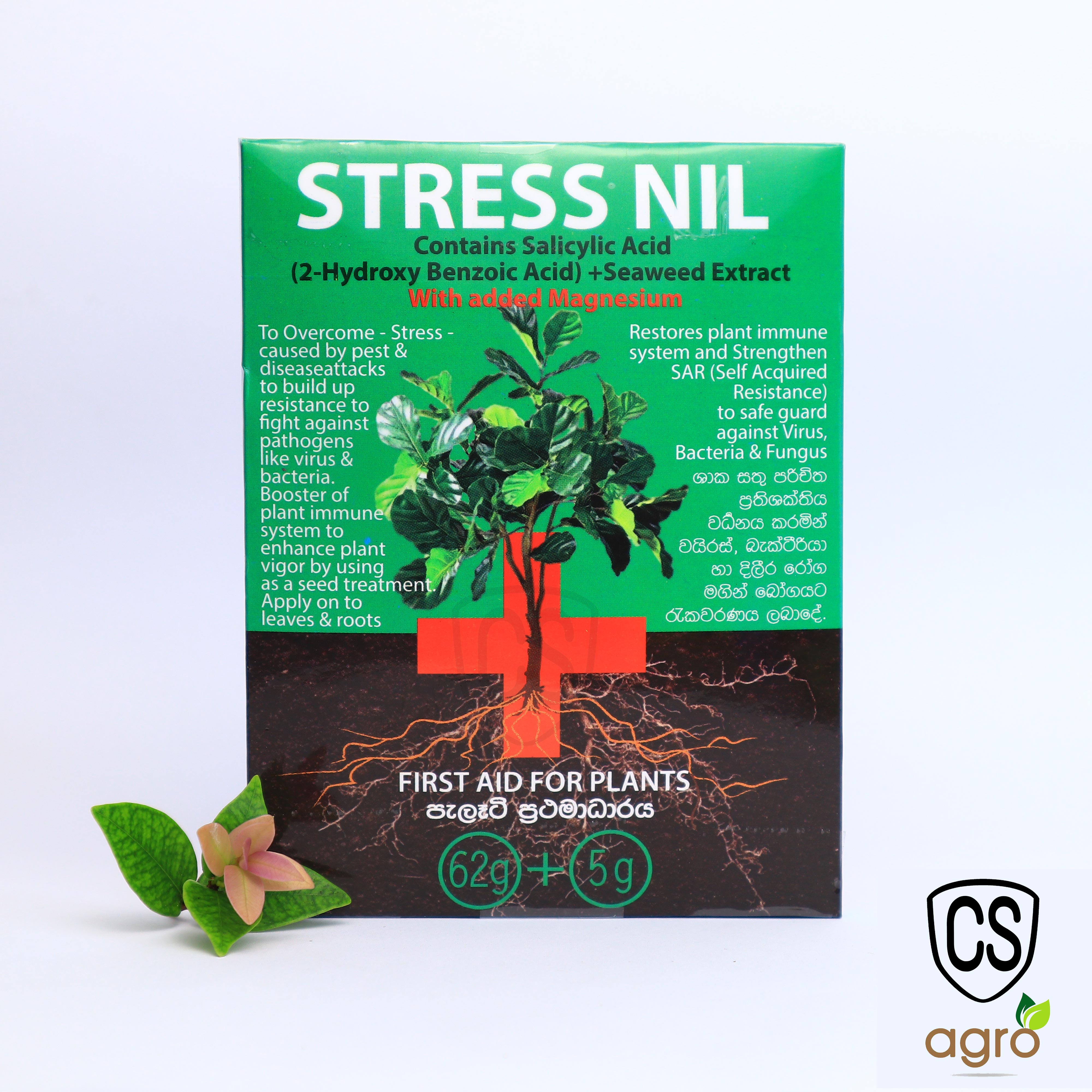 Stress Nil First Aid for Plants Fertilizer Contains Salicylic Acid ...