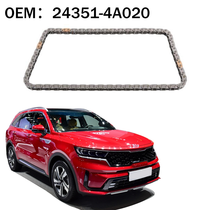 Silver Timing Chain Metal Timing Chain for HYUNDAI KIA H-1 Cargo Starex ...