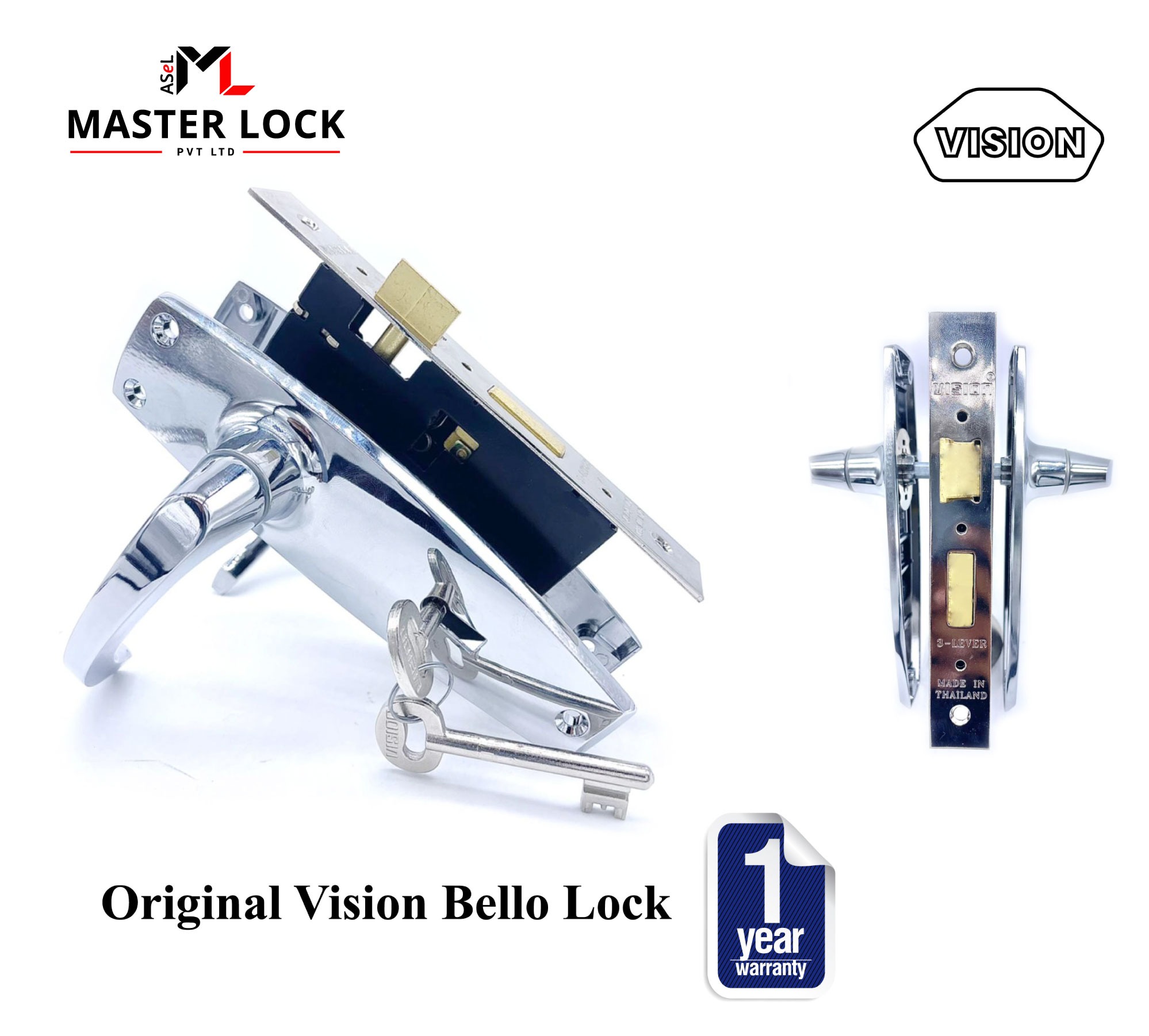 UNION TYPE BELLO LOCK, HEAVY QUALITY, STANDARD SIZE | Daraz.lk