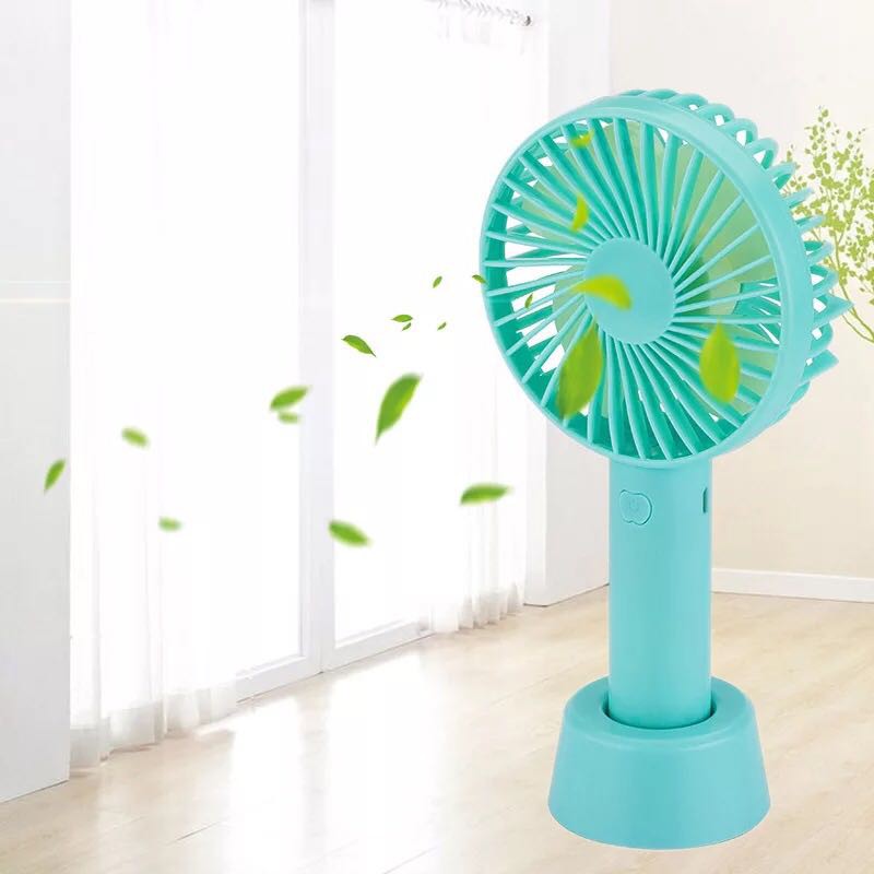 Mini Hand Fan With Stand | Daraz.lk