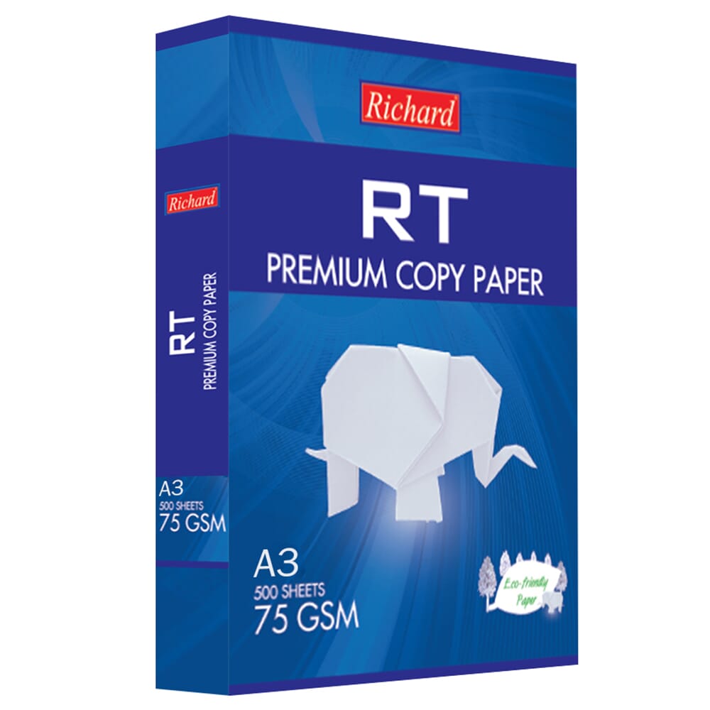 Richard RT Premium Copy Paper A3 75gsm (500 Sheets) - 01 pack | Daraz.lk