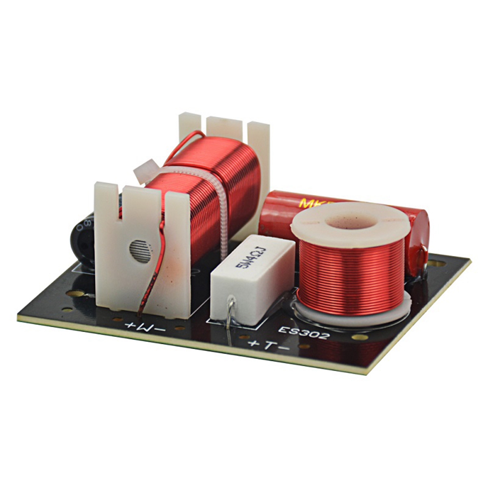 ES302 2 Ways Audio Speaker Crossover Treble+Bass Frequency Divider ...