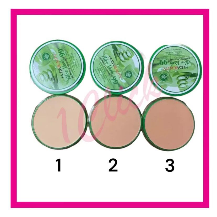Huda Beauty -Aloe vera waterproof compact powder 100% Originall First ...