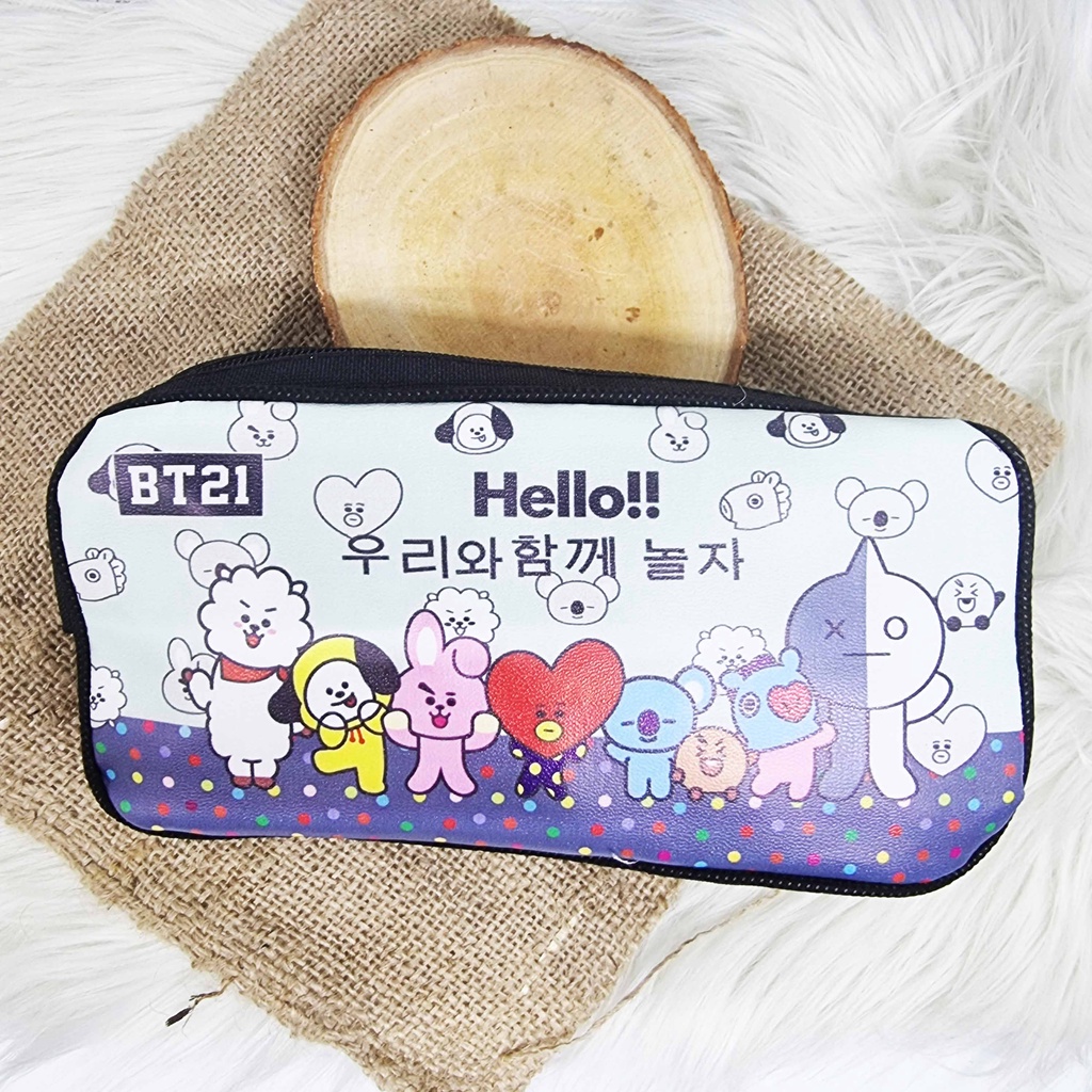Bts BT21 PENCIL Box/BT21 PENCIL Box/PENCIL CASE Box/PENCIL CASE/PENCIL ...