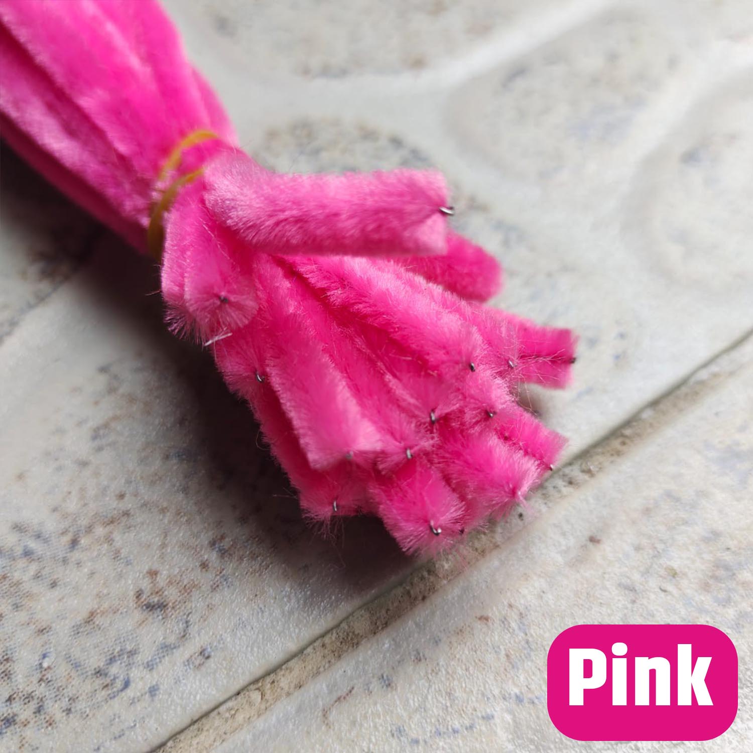 25pcs 30cm Pipe Cleaner Chenille Stems Twist Sticks Hand Craft Flower ...