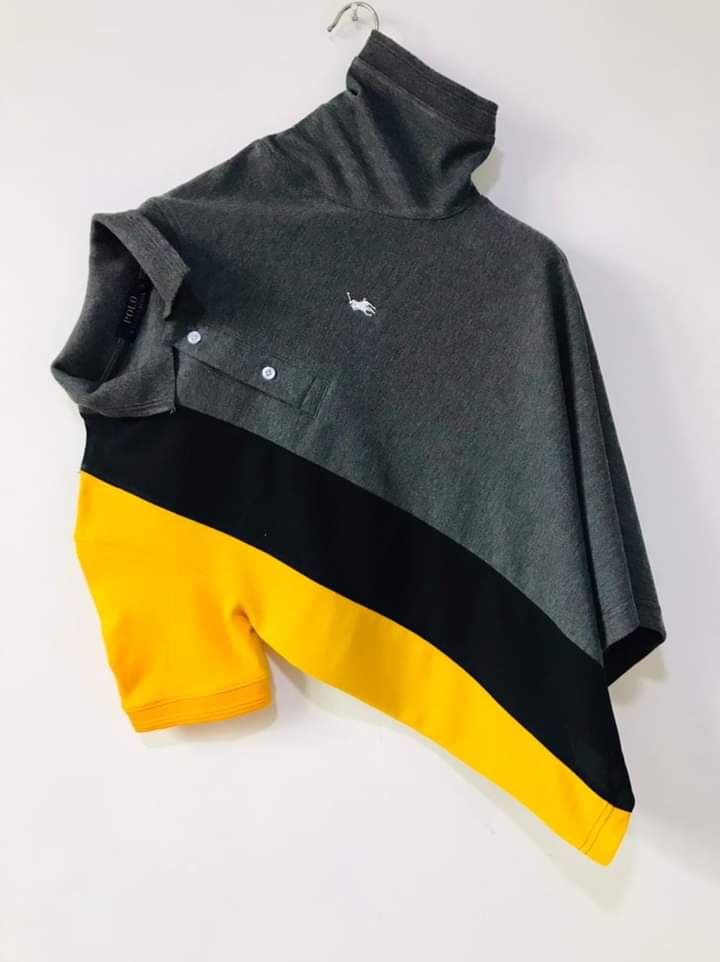 Priyani Tex Men's Premium Polo T shirts - Charcoal- Yellow- -Black ...