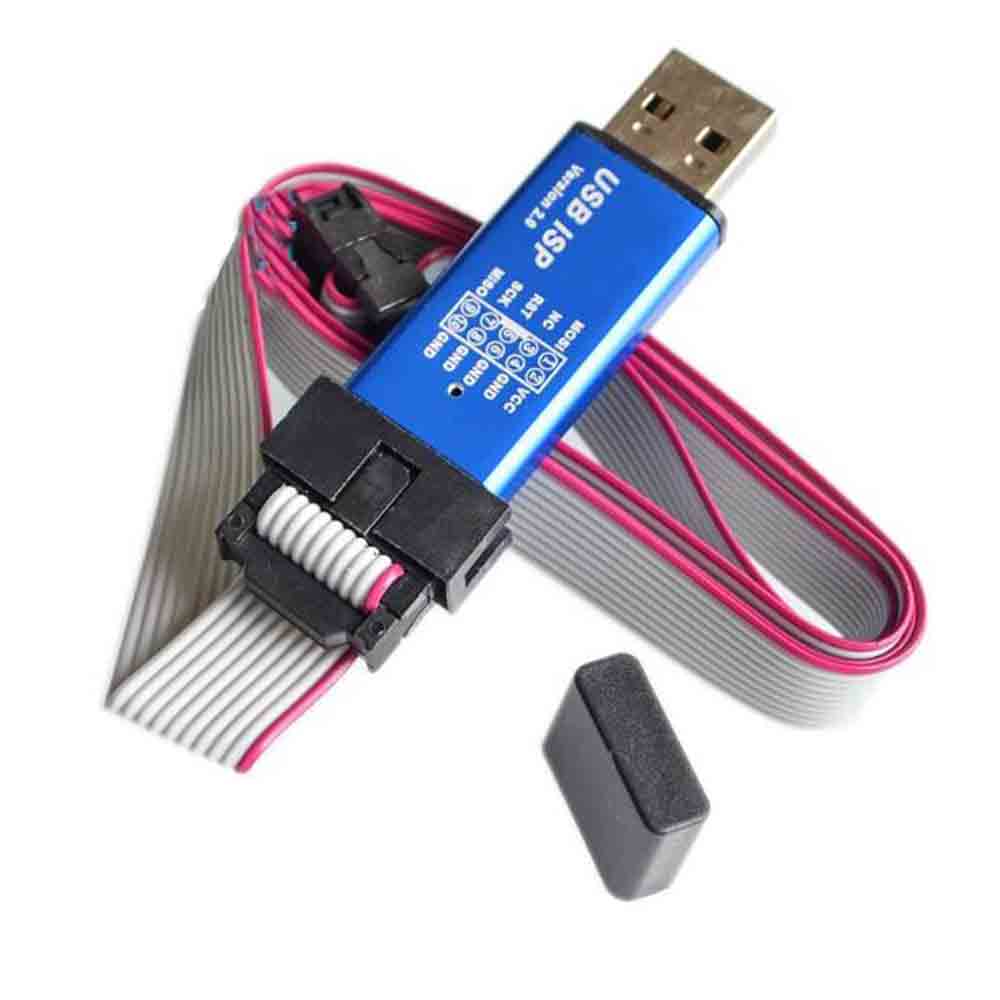 Arduino USBASP USBISP AVR Programmer USB ISP USB ASP ATMEGA8 ATMEGA128 Support Win7 64K 10Pin To ...