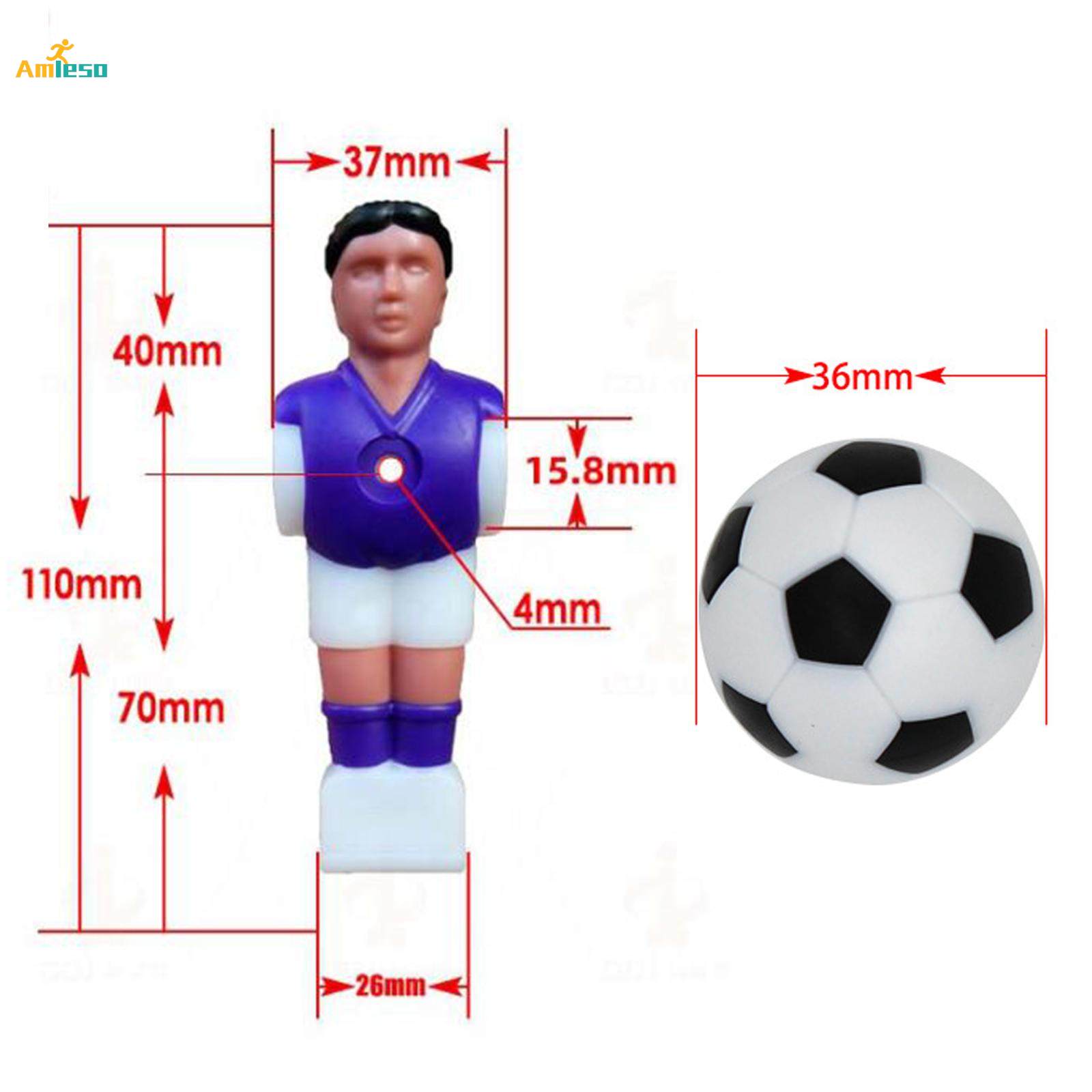 Foosball Men Replacement, Resin Soccer Table Player Players Figure ...