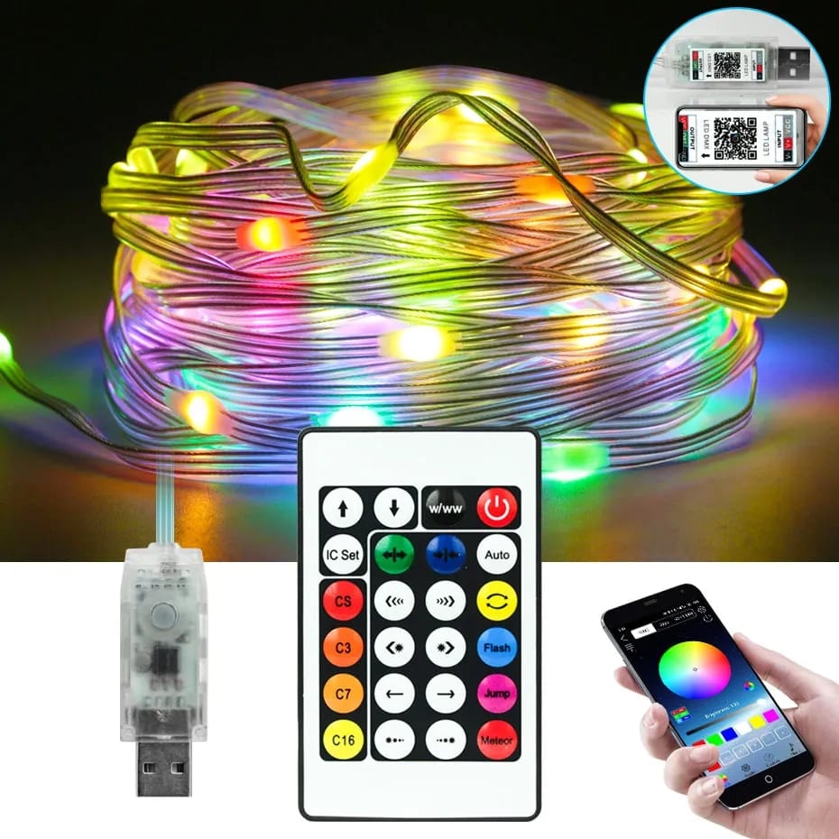 10M Super quality colorful Striscia Led RGB Fairy Lights for Christmas ...