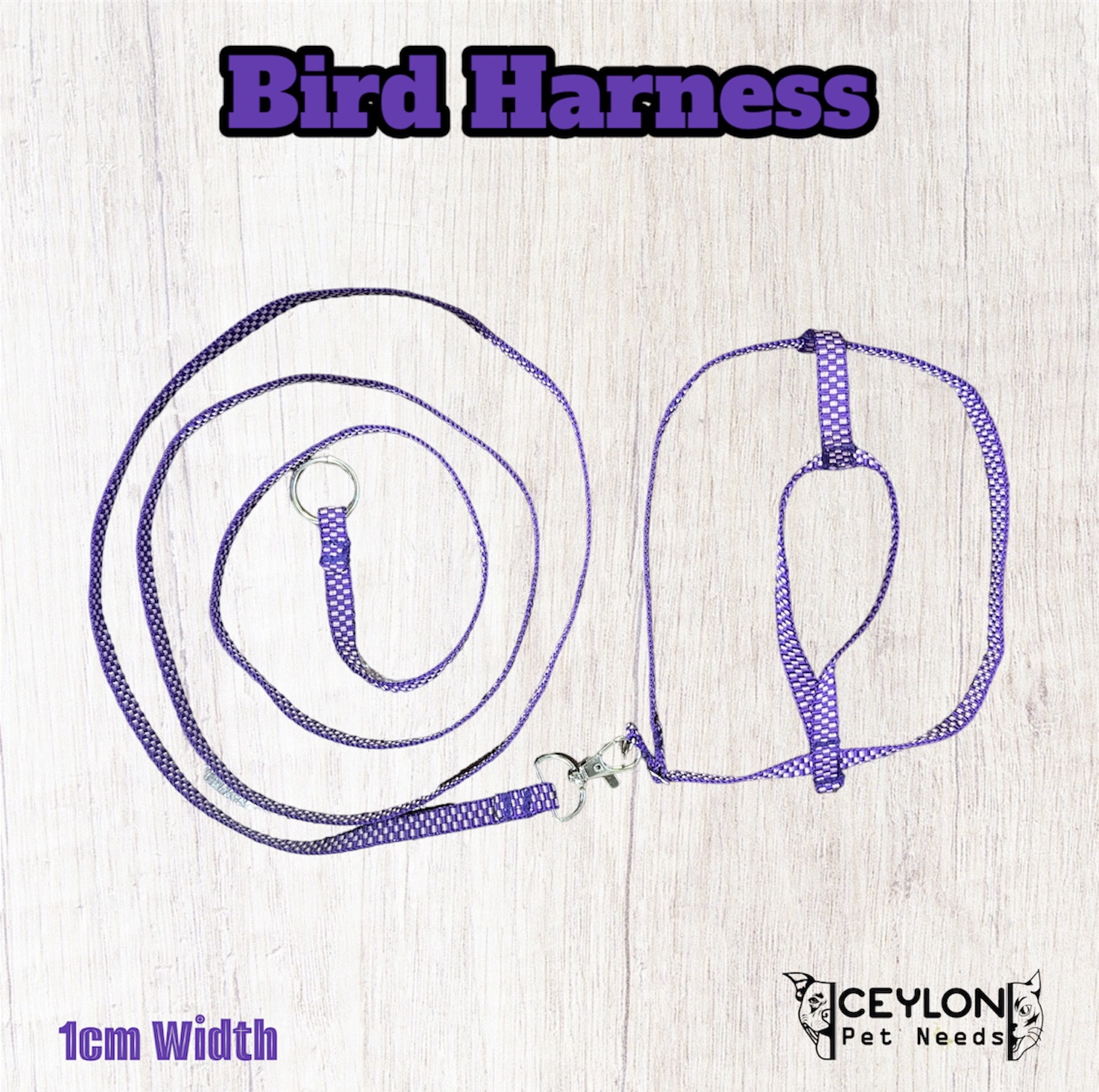 Adjustable Bird Harness With Leash Parrot Harness Pigeon Harness 145cm ...