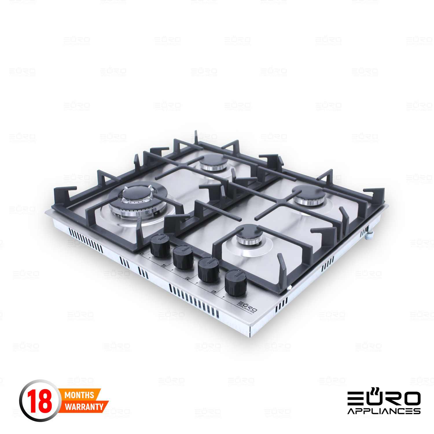 EURO APPLIANCES 4 Burner Gas Cooker Stainless Steel Built in Hob | Daraz.lk