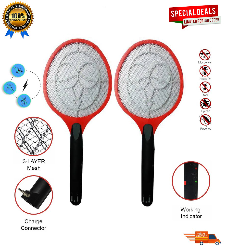 Rechargeable Mosquito Bat Fly Insect Killer Zapper GECKO Electronic ...