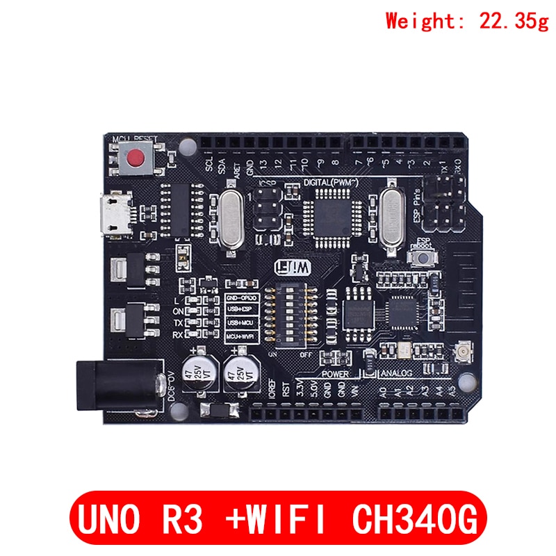 1Set UNO R3 Official Box ATMEGA16U2 / UNO R3 MEGA328P Chip CH340G For ...