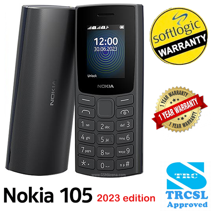 Nokia 105 (New) 2023 | TRCSL Approved | 1 Year Softlogic Warranty ...
