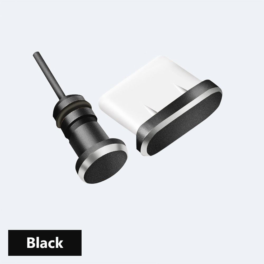 Type C Phone Charging Port & 3.5mm Earphone Jack Anti Dust Plug With ...