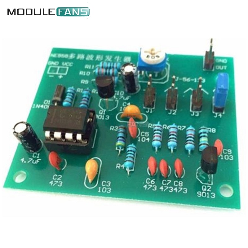 【VA VA VOOM】DIY Kits NE555 Multi-channel Waveform Sine Triangle Square ...