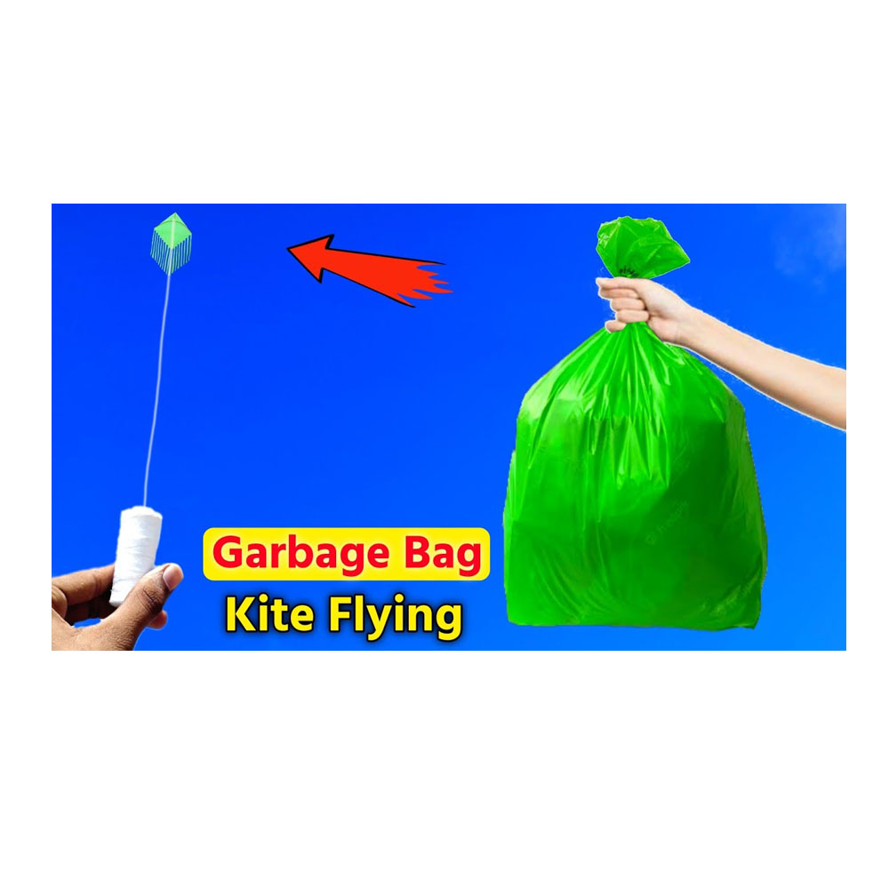 Kite Making Color Garbage Bag Dustbin Bags Flying Kites | Daraz.lk
