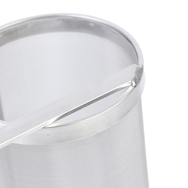 300 Micron Stainless Steel Brew Beer Hop Mesh Filter Strainer with Hook ...