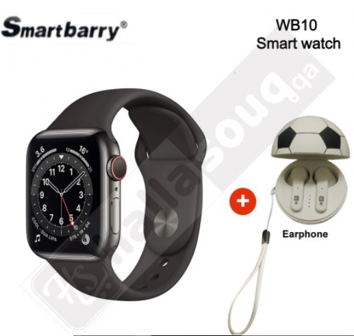 Smartbarry WB-10 2022 Football Commemoration with earbuds smartwatch ...