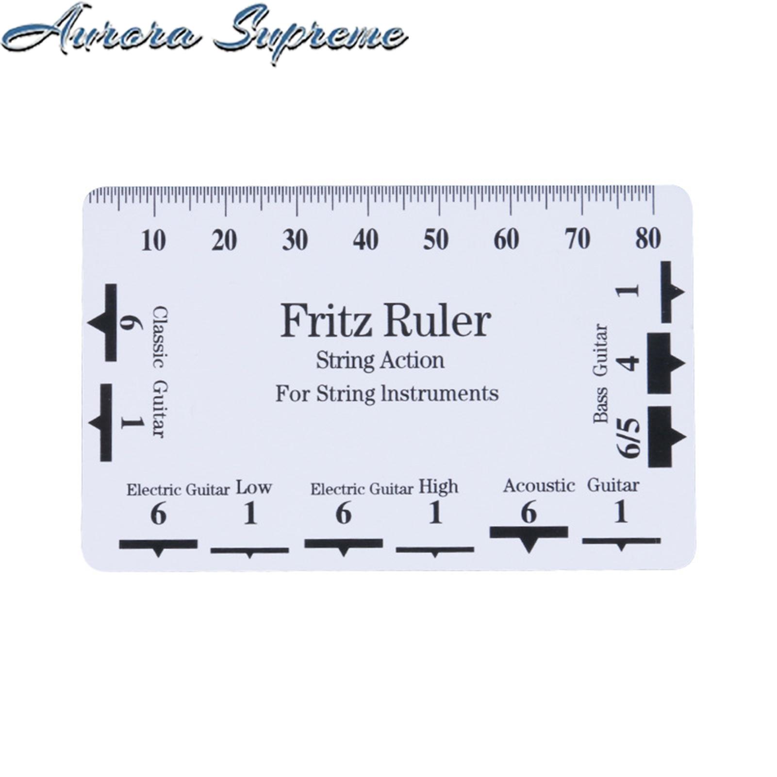 Guitar Neck Ruler Widely Use Musical Instruments String Action Ruler ...