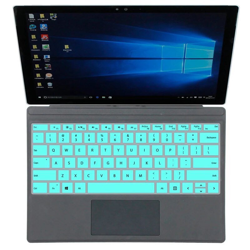 【All Of Me】HRH English Keyboard Cover Skin For Pro 4 5 6 Type Cover ...