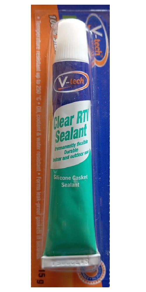 Silicone All Purpose Sealant Vtech CLEAR 15g - 1 Tube | Daraz.lk