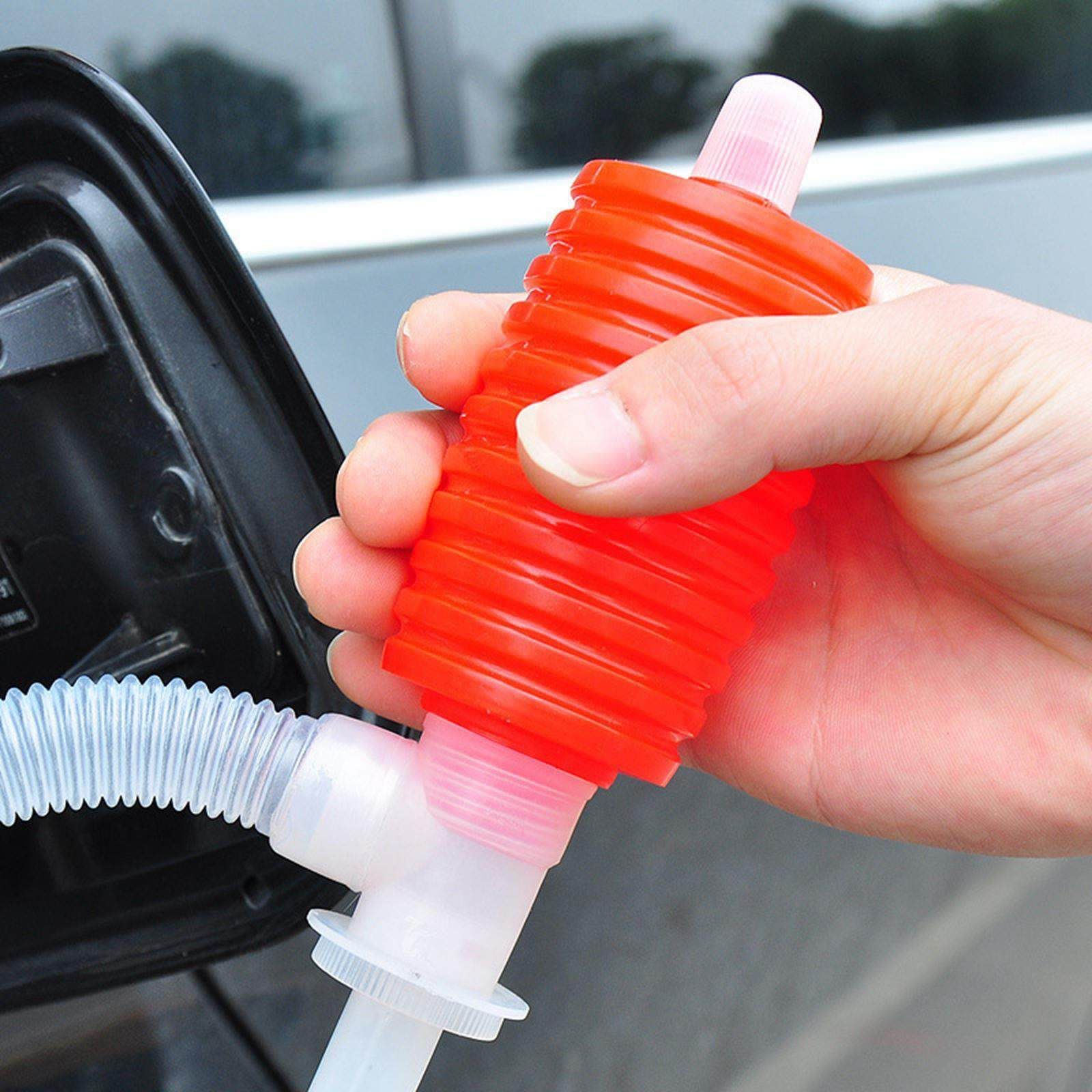 Plastic Manual Portable Fuel Pump Car Truck Bike Pumping Suction Oil ...