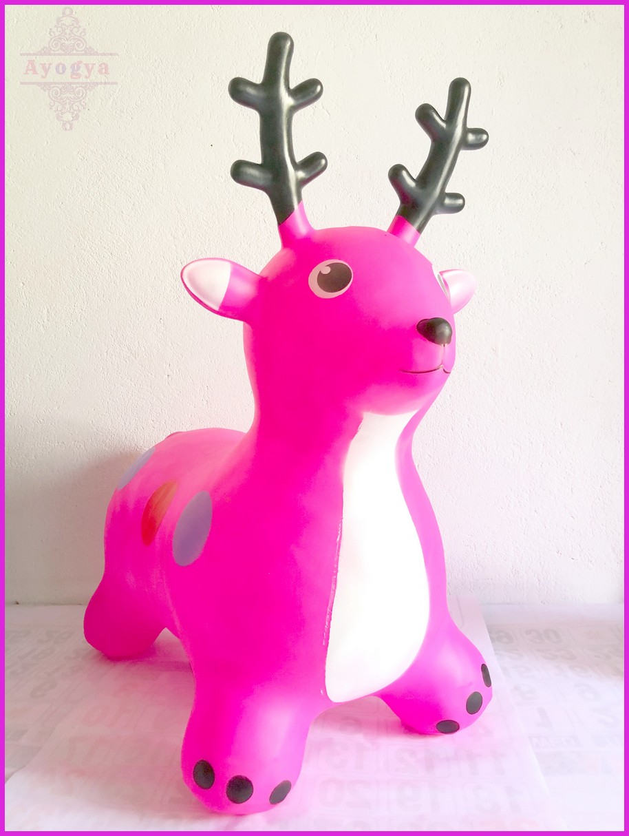 High Quality 58cm23Inch Bouncing Inflatable Jumping Deer Animal of ...