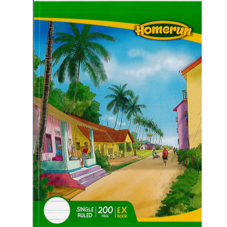 Homerun Single Ruled Exercise Book - 200 Pages | Daraz.lk