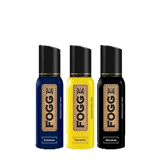 FOGG Dynamic . Absolute & Extreme Deo Fragrance Body Sprays -( 3 x ...