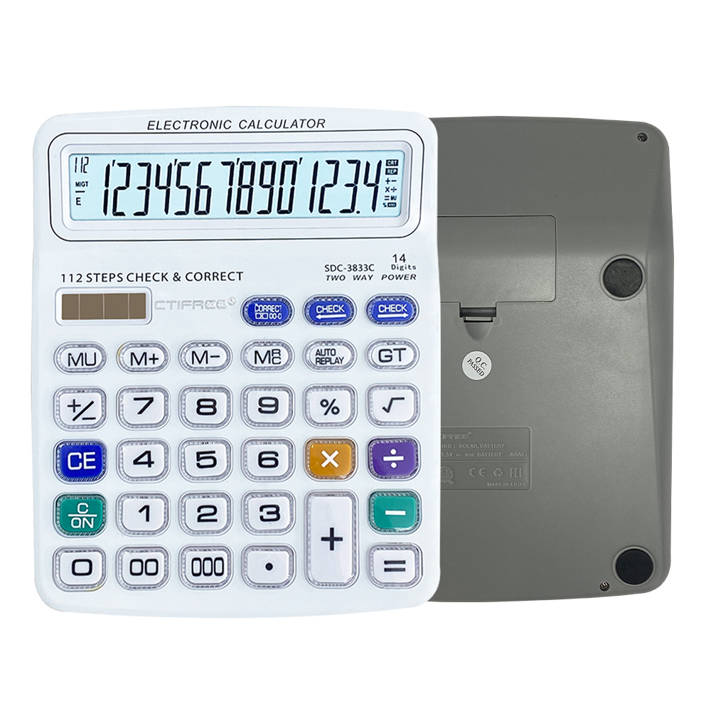 CTIFREE (SDC-3833C) Extra Large Display Electronic Calculator | Daraz.lk