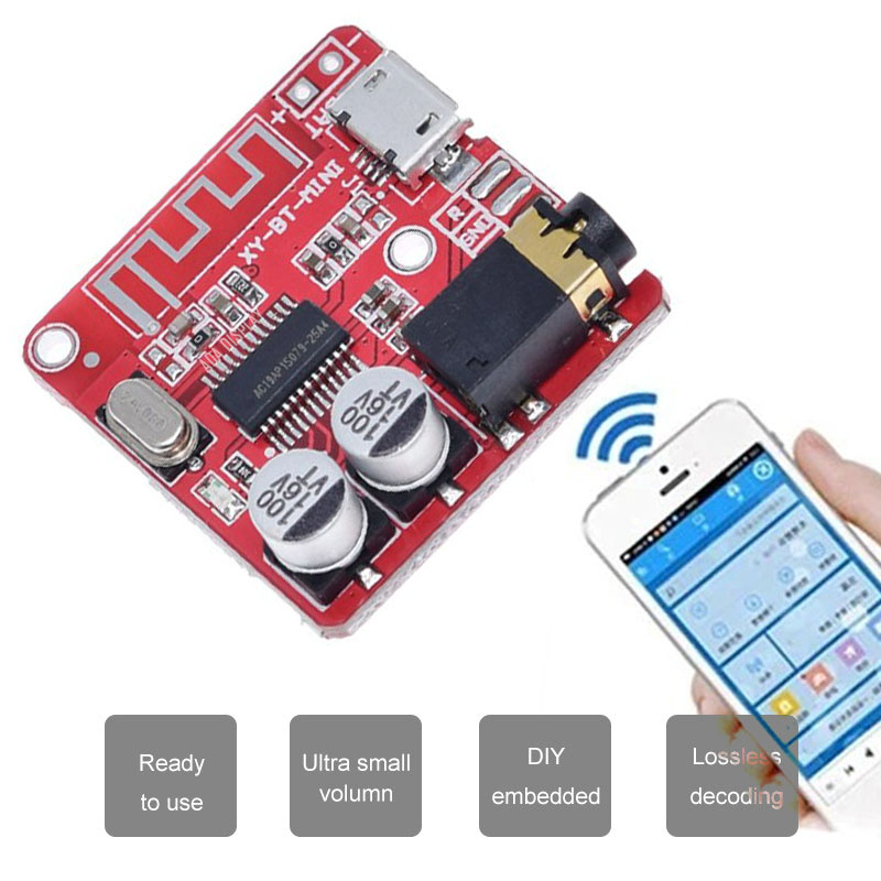 DIY - VHM-314 -Audio bluetooth Audio Receiver Board MP3 Lossless Decoder Board Wireless Stereo ...