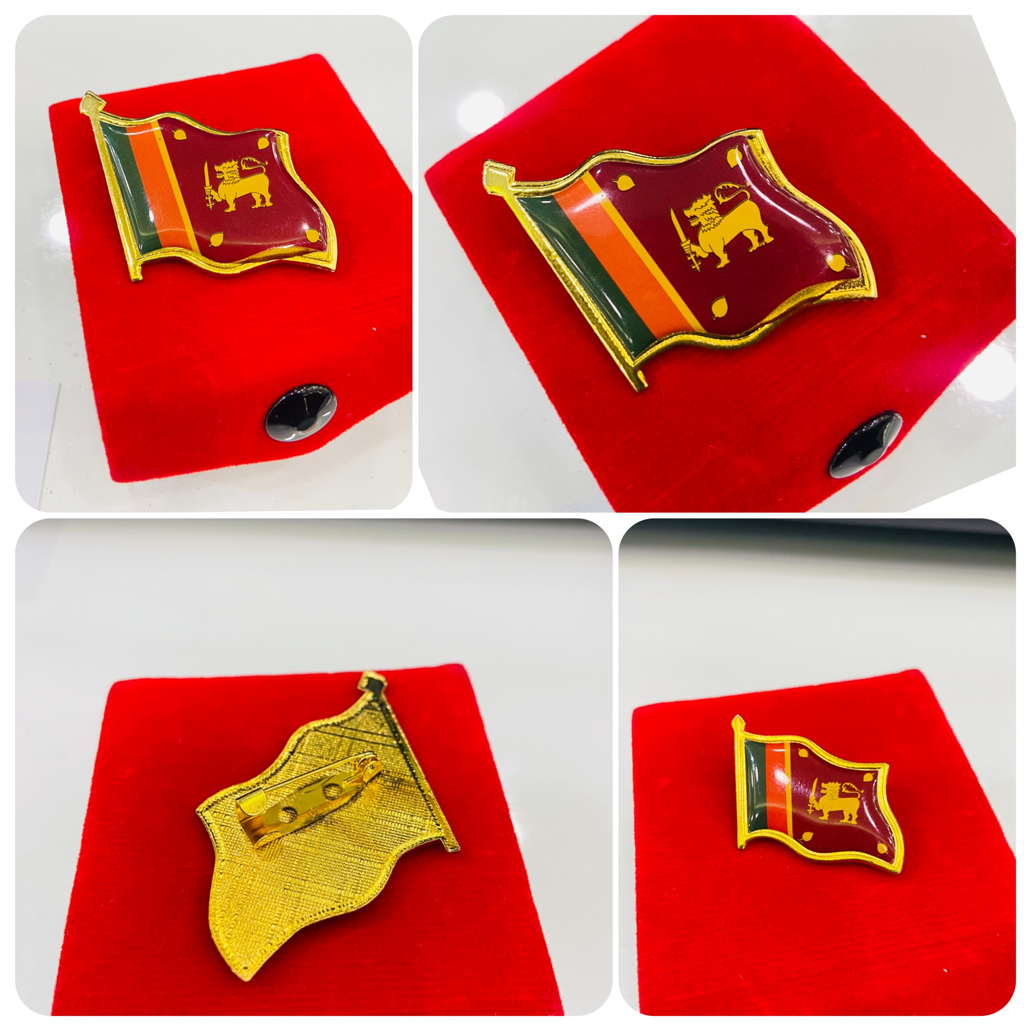 Gold National Flag Badge | Daraz.lk