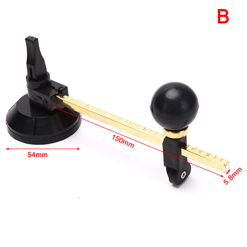 1PC Professional Circle Circular Glass Cutter With Round Handle Suction Cup Tool Daraz.lk