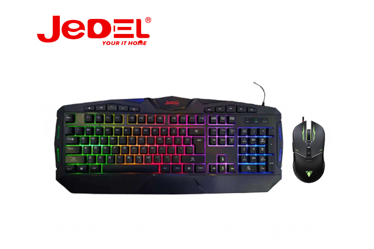JEDEL GK103 Gaming Keyboard with Mouse, Computer Keyboard Combo, Gaming ...