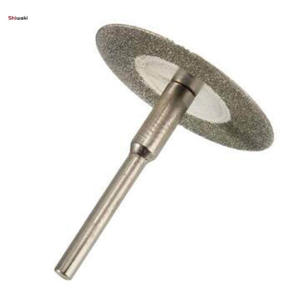 10X Diamond Coated Mini Cutting Disc Wheel Drill Mandrel 20mm without ...