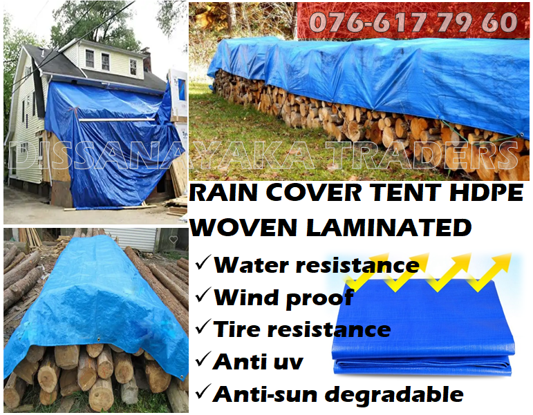 Water Proof Tent Trap HDPE PVC Tarpaulin rain cover outdoor | Daraz.lk