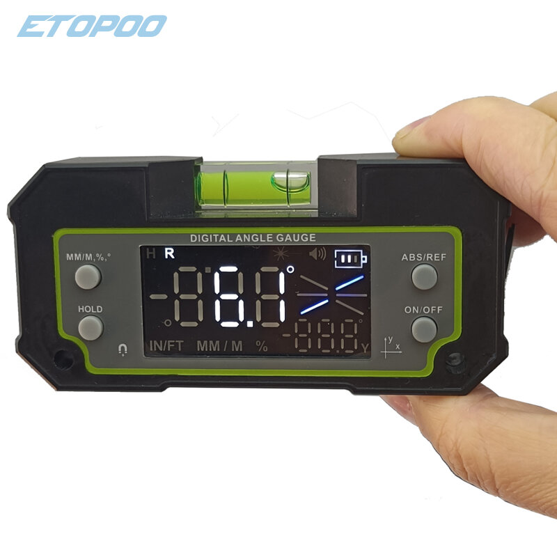 ETOPOO Bluetooth Digital Level Inclinometer LCD Dual-axis Electronic ...