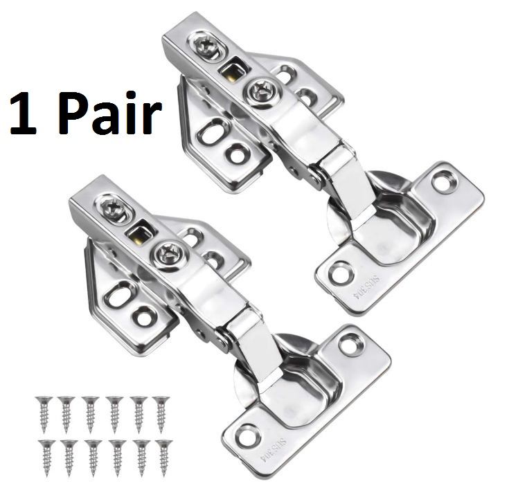 Pantry Cabinet Hinges, Soft Close Wardrobe Door Hinges, 110 Degree ...