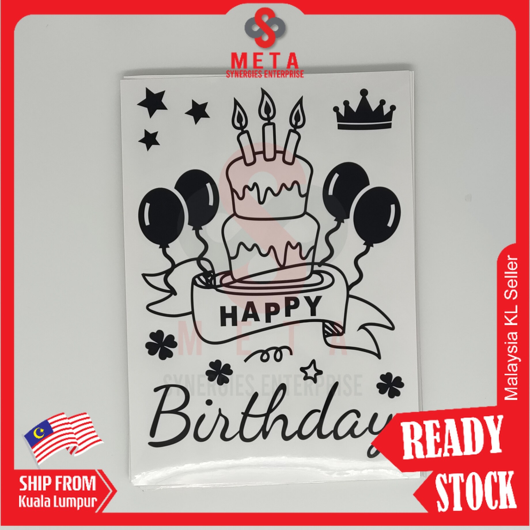 18-36 Inches Big Size DIY Happy Birthday Transparent Bobo Balloon ...