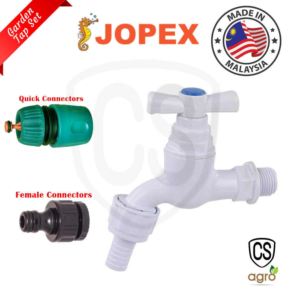 JOPEX Garden Tap 1/2" with Quick & Female Connectors for Horse ...