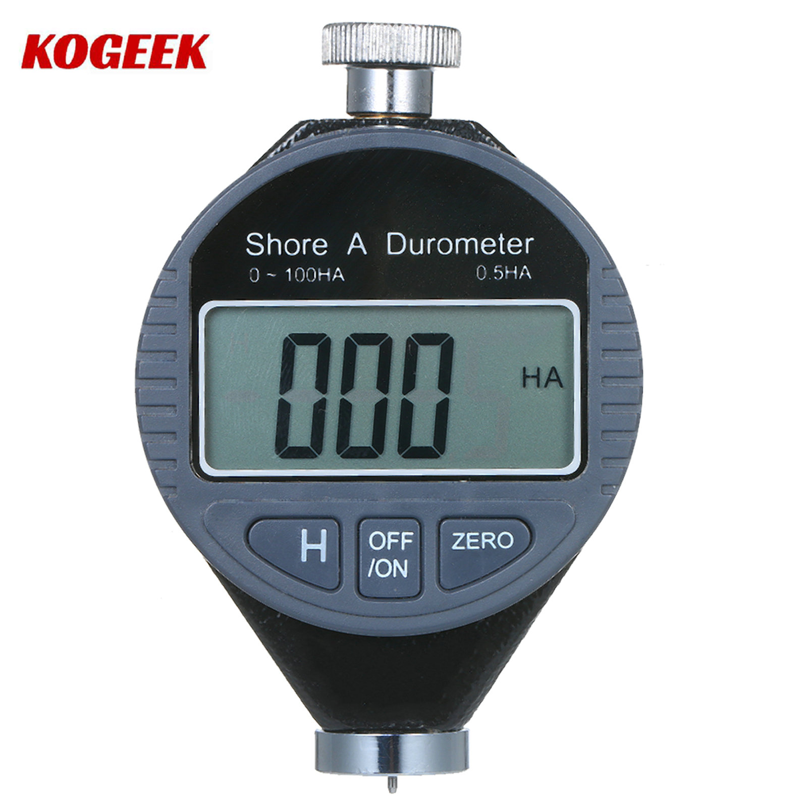 KOGEEK Portable 0-100HA Shore A Hardness Tester Meter Digital Durometer ...