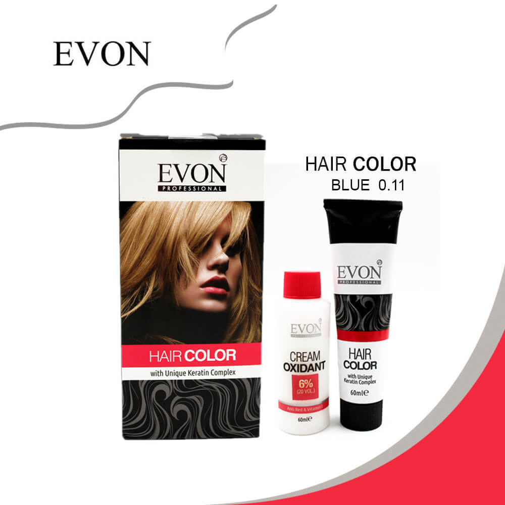 EVON Hair Color 0.11 Blue with Developer 6% | Daraz.lk