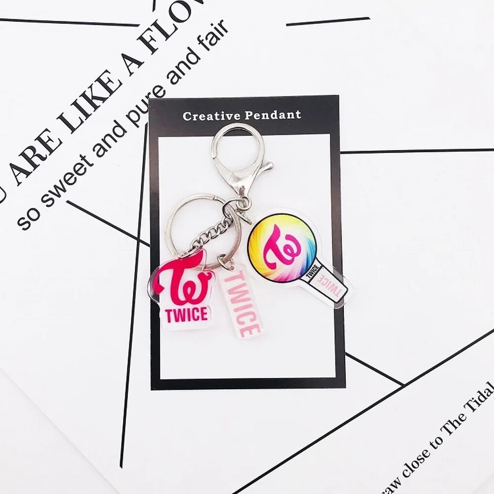 【hot】 Kpop Stray Kids Light Stick Mini Keychain Acrylic Keyring Pendant ...