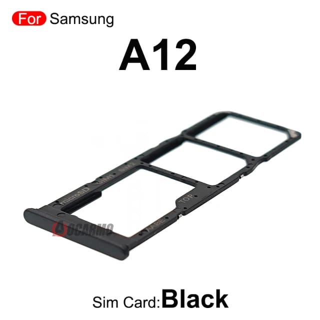 SIM card tray & Micro SD card tray For Samsung Galaxy A12 | Daraz.lk