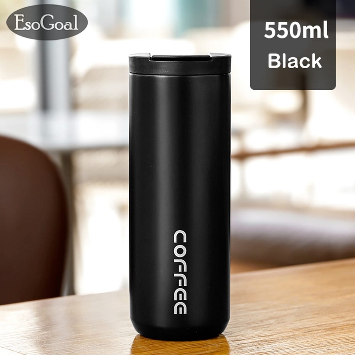 EsoGoal 550ML Thermos Cup Stainless Steel Office Cup Coffee Cup Thermos ...
