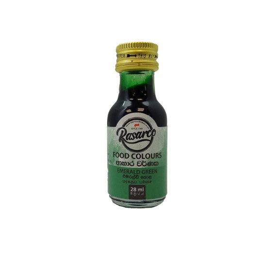 Emerald green || Rasarco Brand Food Colour 28ml. 100% Original | Daraz.lk