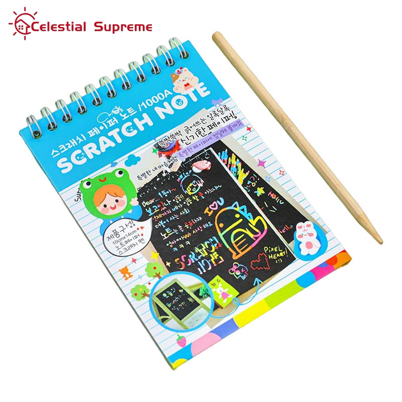Graffiti Book Interesting Kids Scratch Sketch Book Art Craft ...