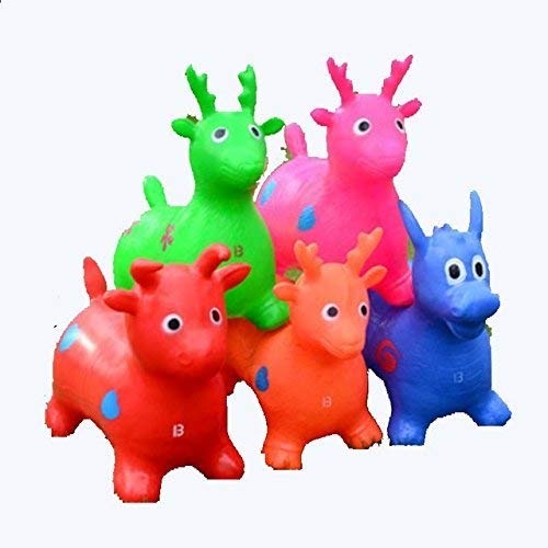 Soft Rubber Inflatable Jumping and Riding Bouncing Horse/Goat/Deer ...